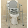 HEALTHLINE 3 in 1 Bedside Commode, Folding Bedside Commode Chair ...