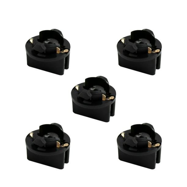 5pcs DC 12V T10 Twist Base Socket Wedge Light Bulb Holder for Car ...