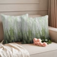 Green Gray Gradient Outdoor Waterproof Throw Pillow Covers Set of 2, 16 ...
