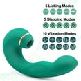 2 In 1 G Spot And Clitoral Wand 9 Sucking And Different Vibration Modes