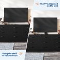 Ataucjin Modern 9-Drawer TV Stand Chest，Wood Entertainment Center with ...