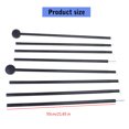 2Pcs Gardening Shelter Tarps Poles Adjustable Iron Rod Light Weight ...
