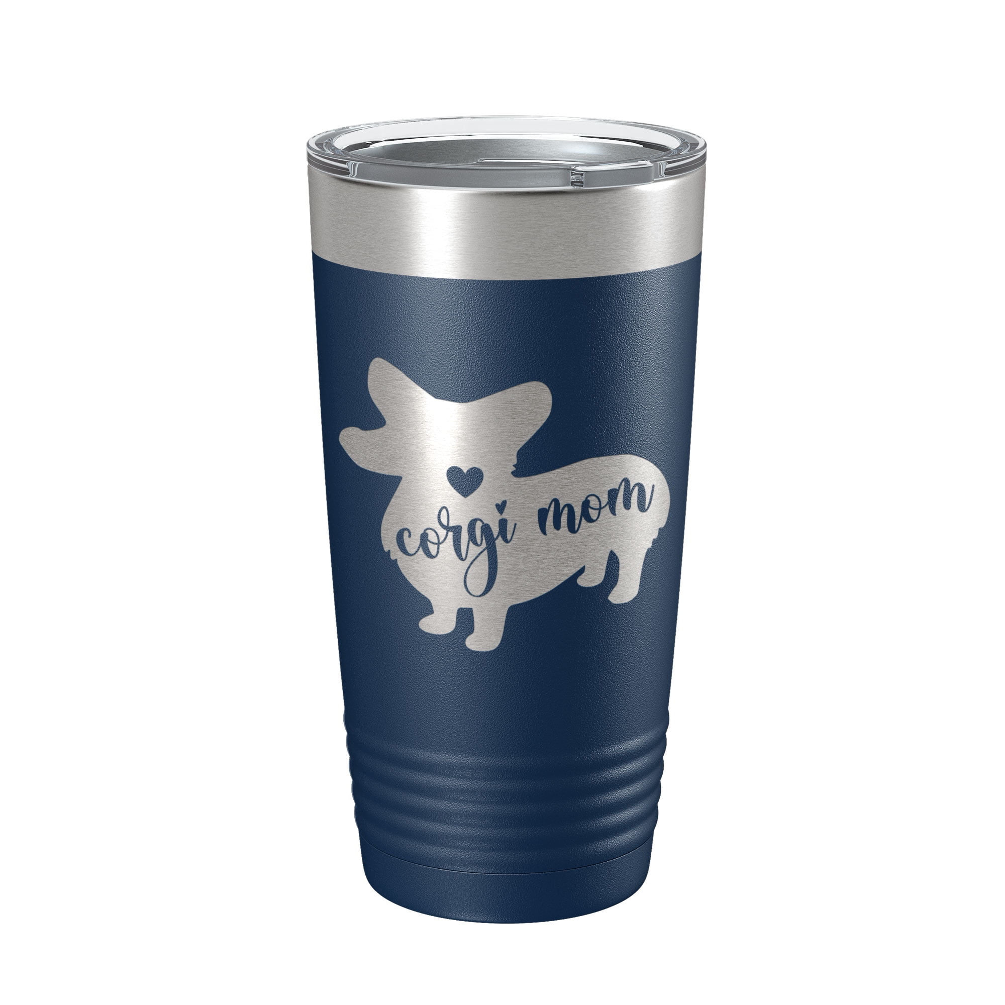 Corgi Mom Tumbler Dog Travel Mug Gift Insulated Laser Engraved Coffee ...