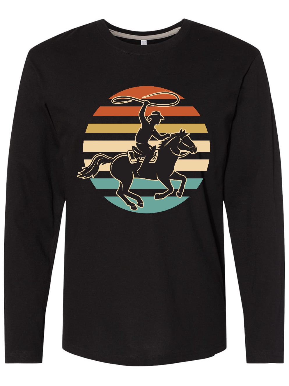 Inktastic Rodeo Team Roping Cowboy Long Sleeve T-Shirt - Walmart.com