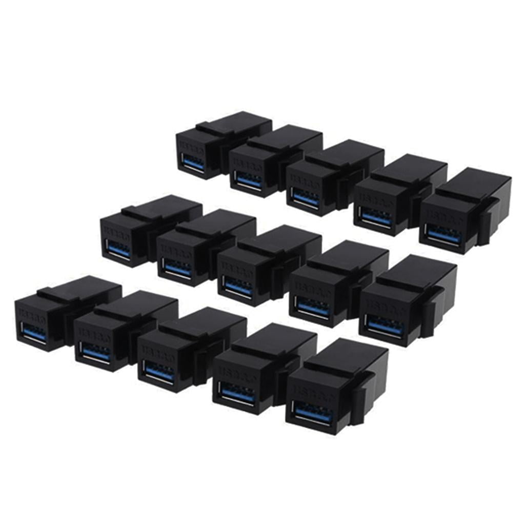 Conector trapezoidal USB 3.0 Soledad 15 Pcs 2 Cables USB 3.0 Bricolaje ...
