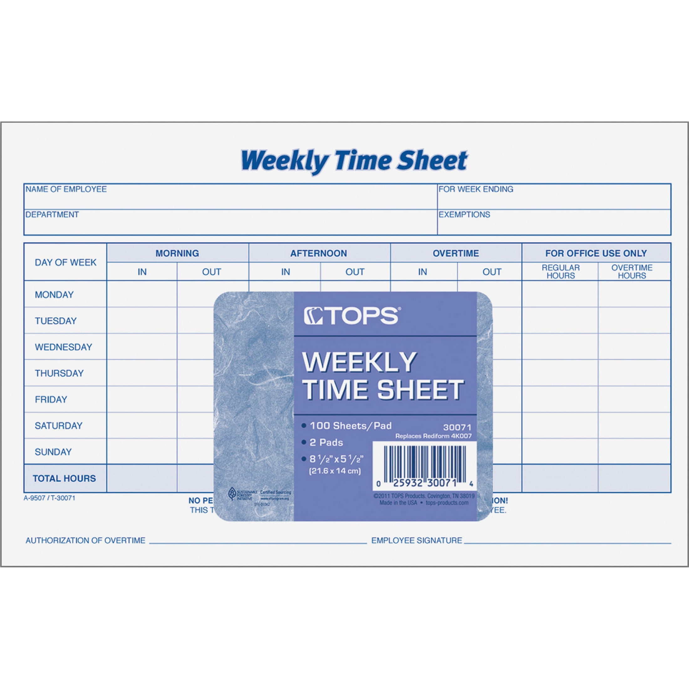 Weekly Time Sheet