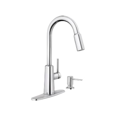 Moen Arbor 7594 High Arc Single Handle Pulldown Kitchen Faucet ...