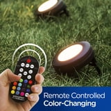 Enbrighten Seasons LED Color-Changing Landscape Lights, 12 Pucks, 41017 ...
