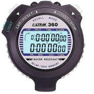 Ultrak 485 - 60 Lap Dual Split Memory Stopwatch Timer with Three Line Display - Walmart.com