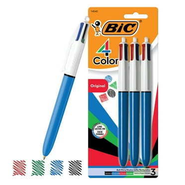 BIC 4-Color Grip Ballpoint Pen - Walmart.com