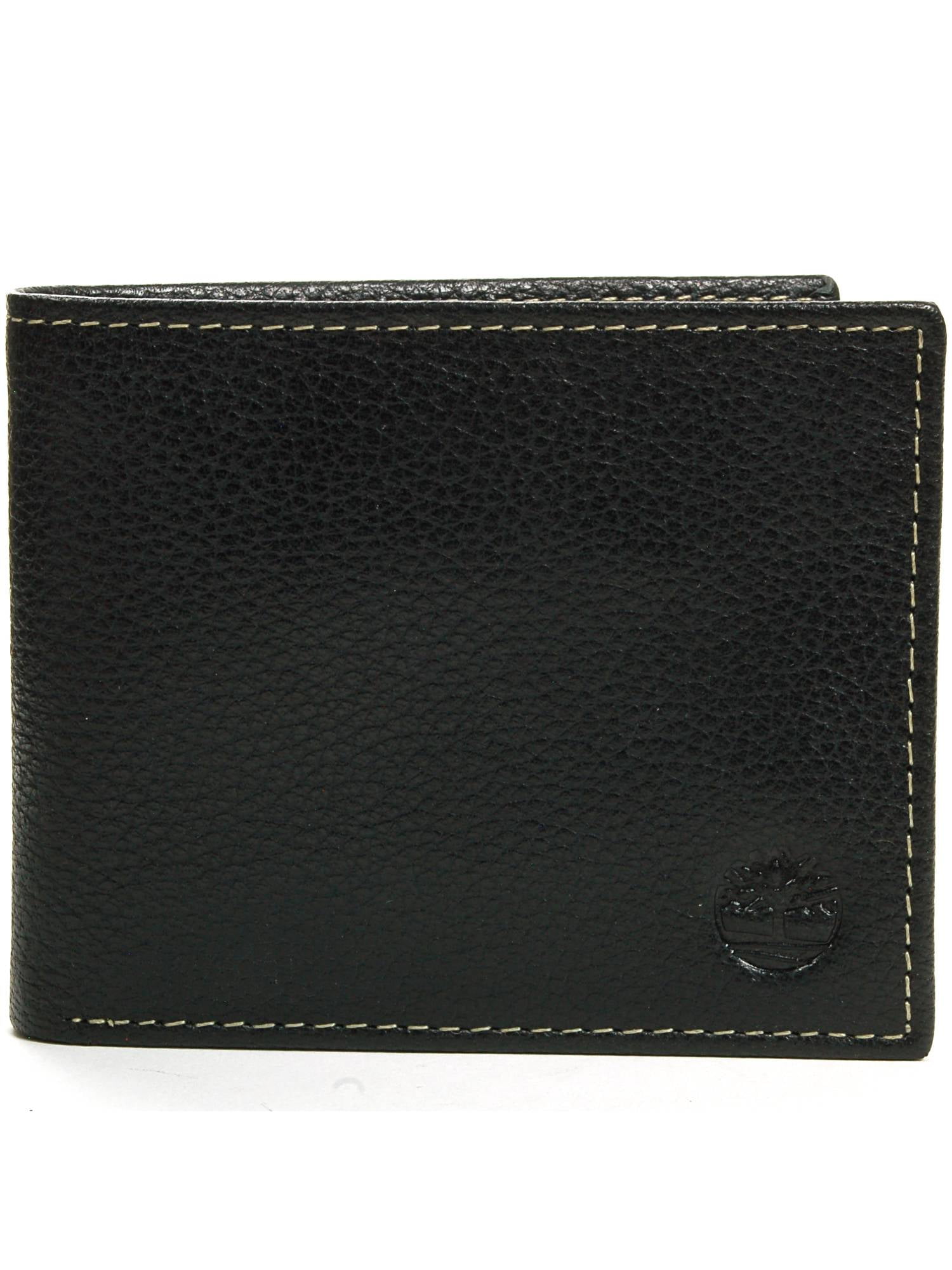 Timberland Men's Passcase Wallet Pebble Grain Leather Flip ID Card ...
