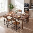 Gasee Dining Chairs Set of 4,Wood Dining Chairs with Metal Legs for ...