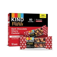 Kind Mini Dark Peanut Butter & Caramel Almond Bars, Variety Pack, 0.7 ...