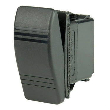 BEP 1001809 Weather Resistant Contura Dimmer Rocker Switch, (On)-Off–(On), DPDT, 1/4" Blade ...
