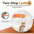 Happy Habitats, Hamster Ball, 7” Clear, Safe Ventilated Plastic ...