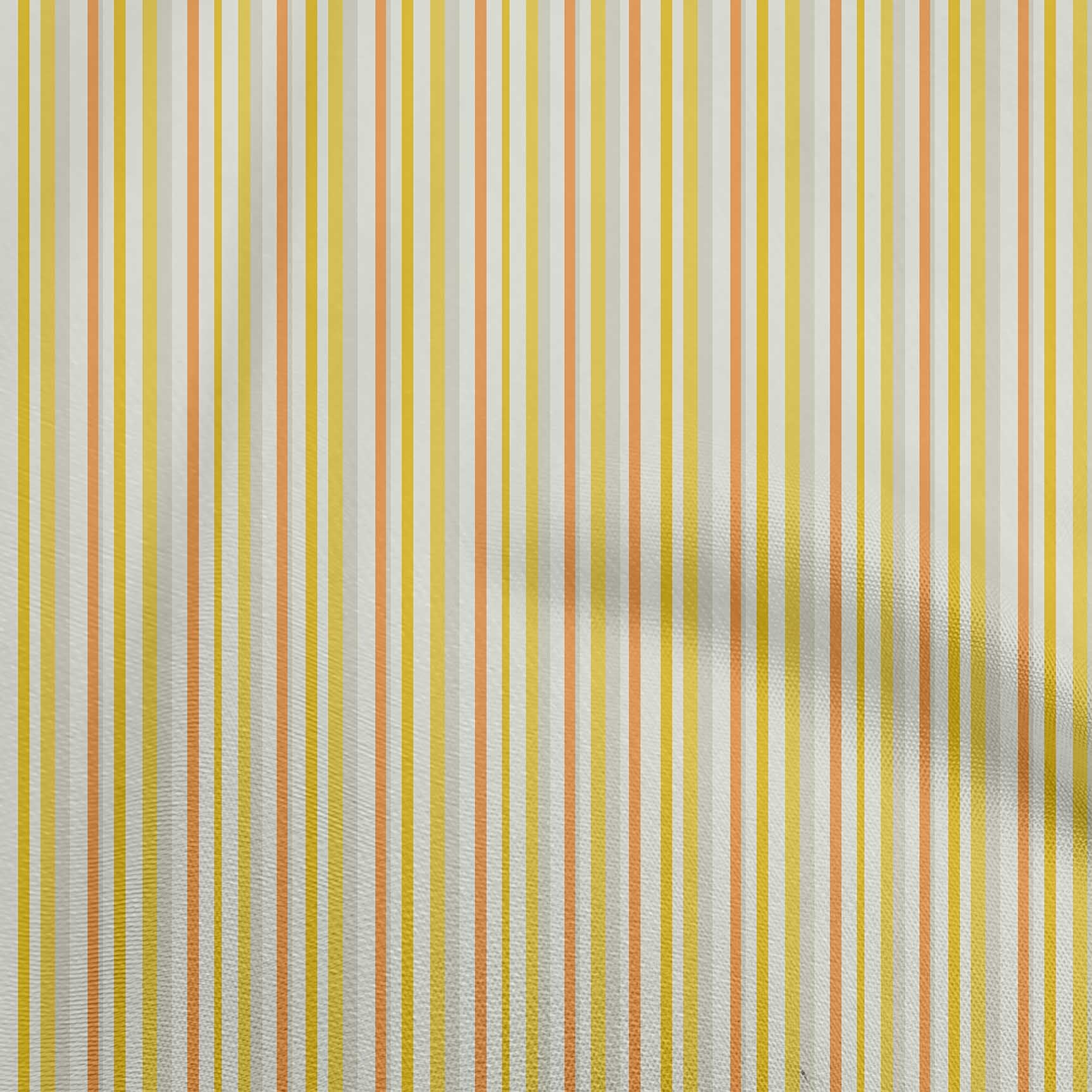 oneOone Velvet Yellow Fabric Stripes Sewing Material Print Fabric By ...