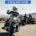 Motorcycle Helmet Bluetooth Headset 2 Way Intercom 550 Yards,HIFI Sound ...
