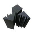 6 Pack Black Acoustic Foam Bass Trap Studio Home Soundproofing Corner ...