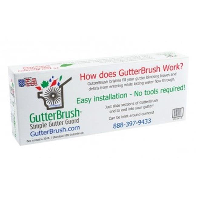 Gutterbrush 30 ft. Gutter Guard Brush - Walmart.com
