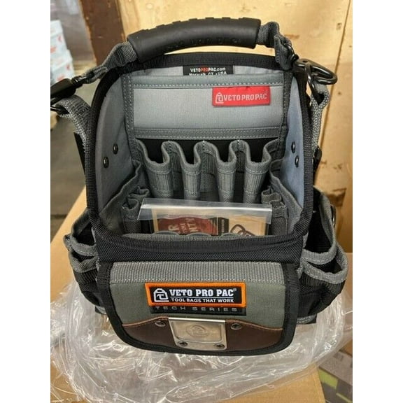 VETO PRO PAC TECH-MCT Heavy Duty Work Tool Bag with Hard Bottom ...