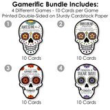 Big Dot of Happiness Day of the Dead - 4 Sugar Skull Party Games - 10 ...
