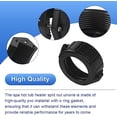 2'' Spa Hot Tub Heater Split Nut Unions with O-Rings, Replacement for ...