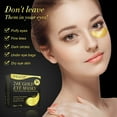 Pegciz Eye Mask 24K Gold,120PCS Collagen Under Eye Mask for Dry Eye ...