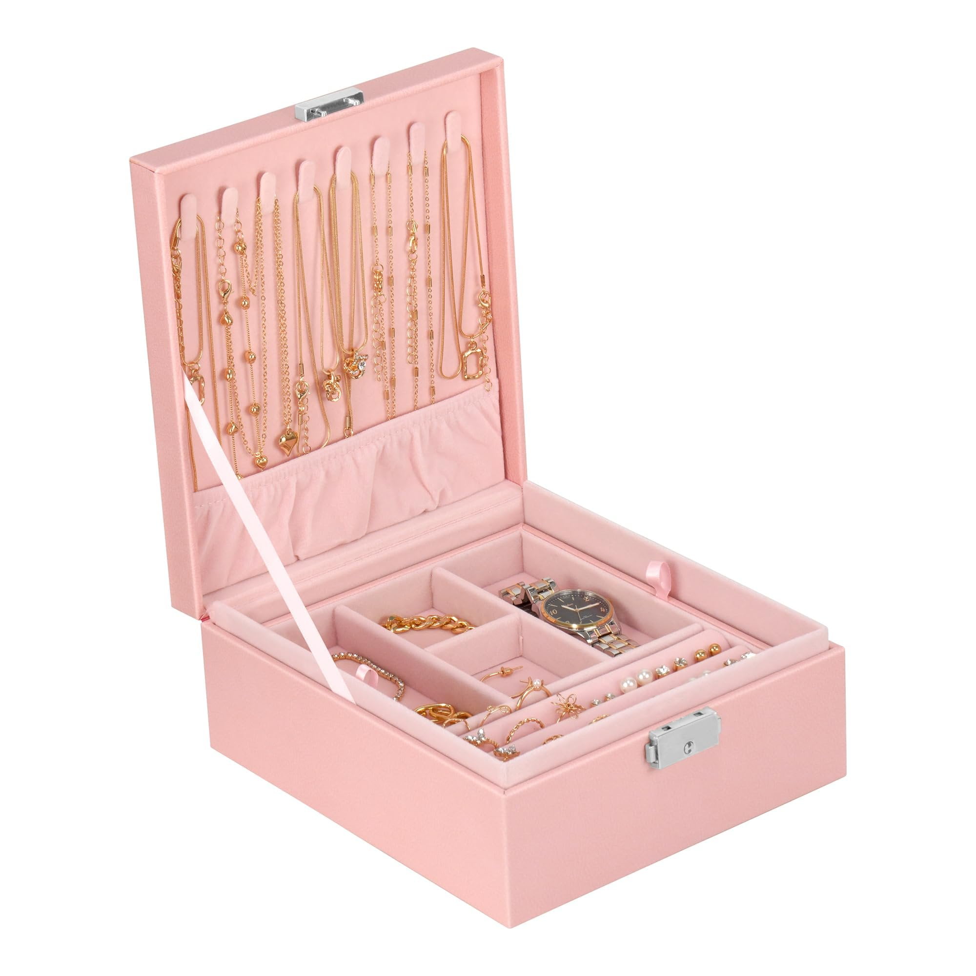 Click here for Prestige & Fancy 2 Layer Jewelry Box  Women Jewelr... prices