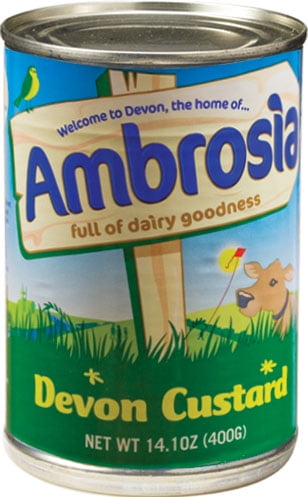 Ambrosia Devon Custard, Tin, 14.1oz (400g) - Walmart.com
