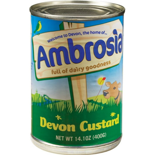 Ambrosia Devon Custard, Tin, 14.1oz (400g) - Walmart.com - Walmart.com