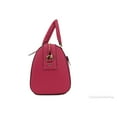 Coach (C8286) Rowan Medium Bold Pink Leather Webb Strap Satchel Bag ...