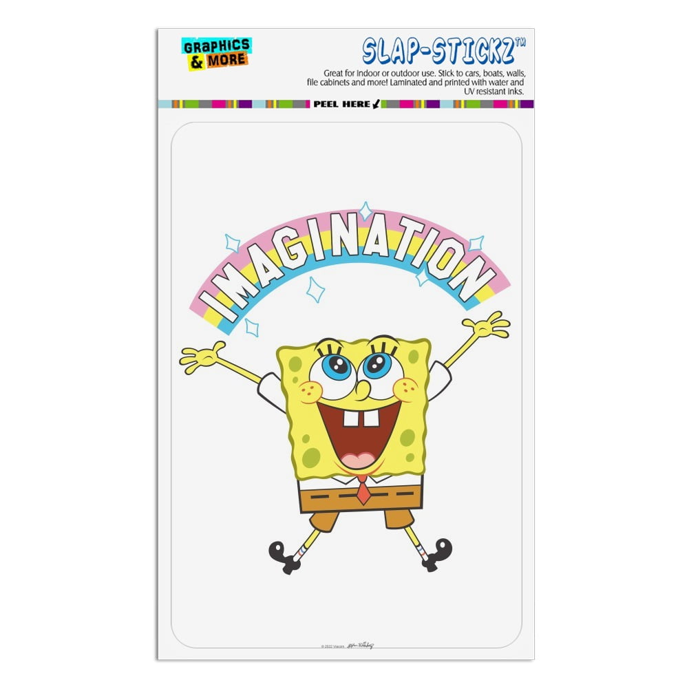 SpongeBob Imagination Rainbow Home Business Office Sign - Walmart.com