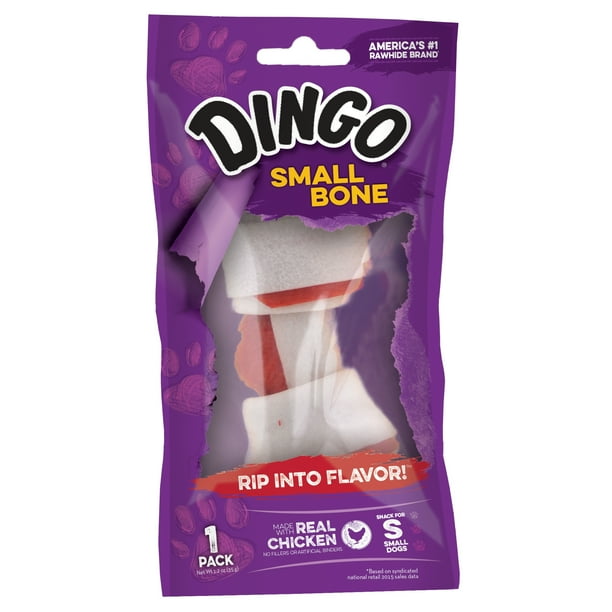 Dingo Real Meat and Rawhide Chew Dog Treats, 1.4-Ounces - Walmart.com