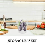 LIFKOME 4pcs Iron Weave Storage Basket Waste Management Basket Multi ...