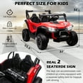OTTORD 24V Ride on Child Cars 2 Seater, 4WD Electric Cars Vehicles for ...