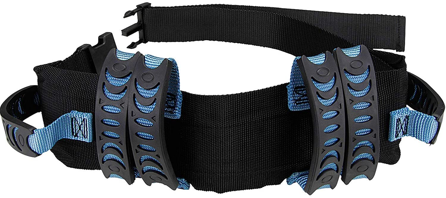 Gait Belt Walking Transfer belt with 6 Plastic Padded Caregiver Handles ...