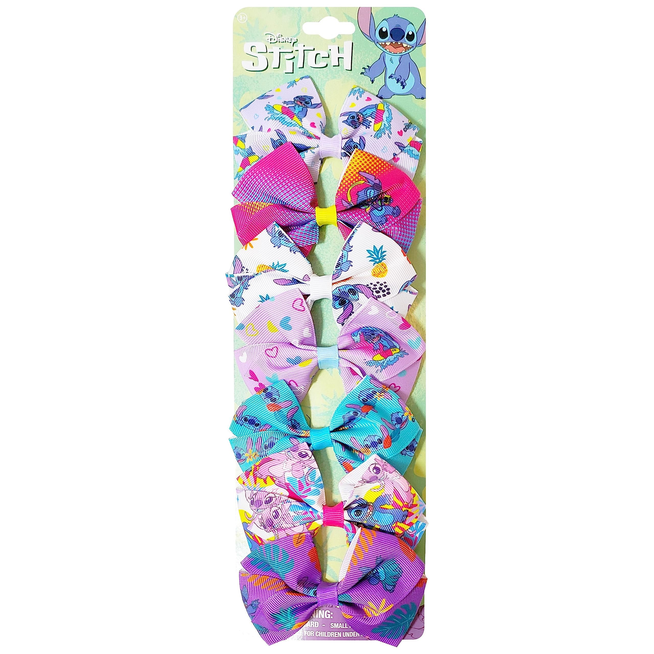 Set de lazos para el pelo LUV HER Disney Stitch de 10 cm con pinza de ...