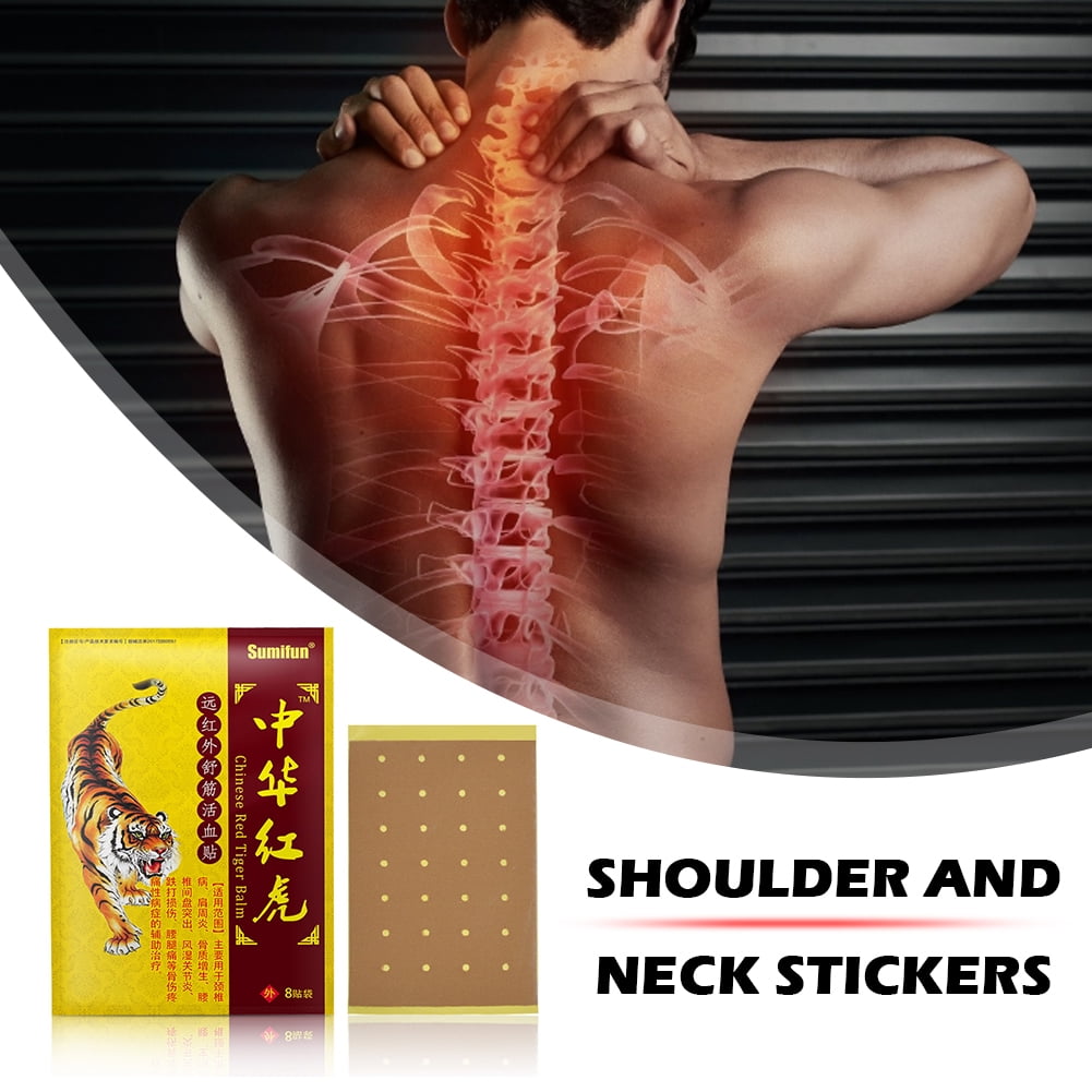 Sl Chang 8pcs New Tiger Balm Pain Relieving Patch Muscle Shoulder Neck ...
