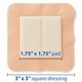Medline Optifoam Gentle EX Bordered Foam Adhesive Dressing, Super Absorbent, Waterproof ...