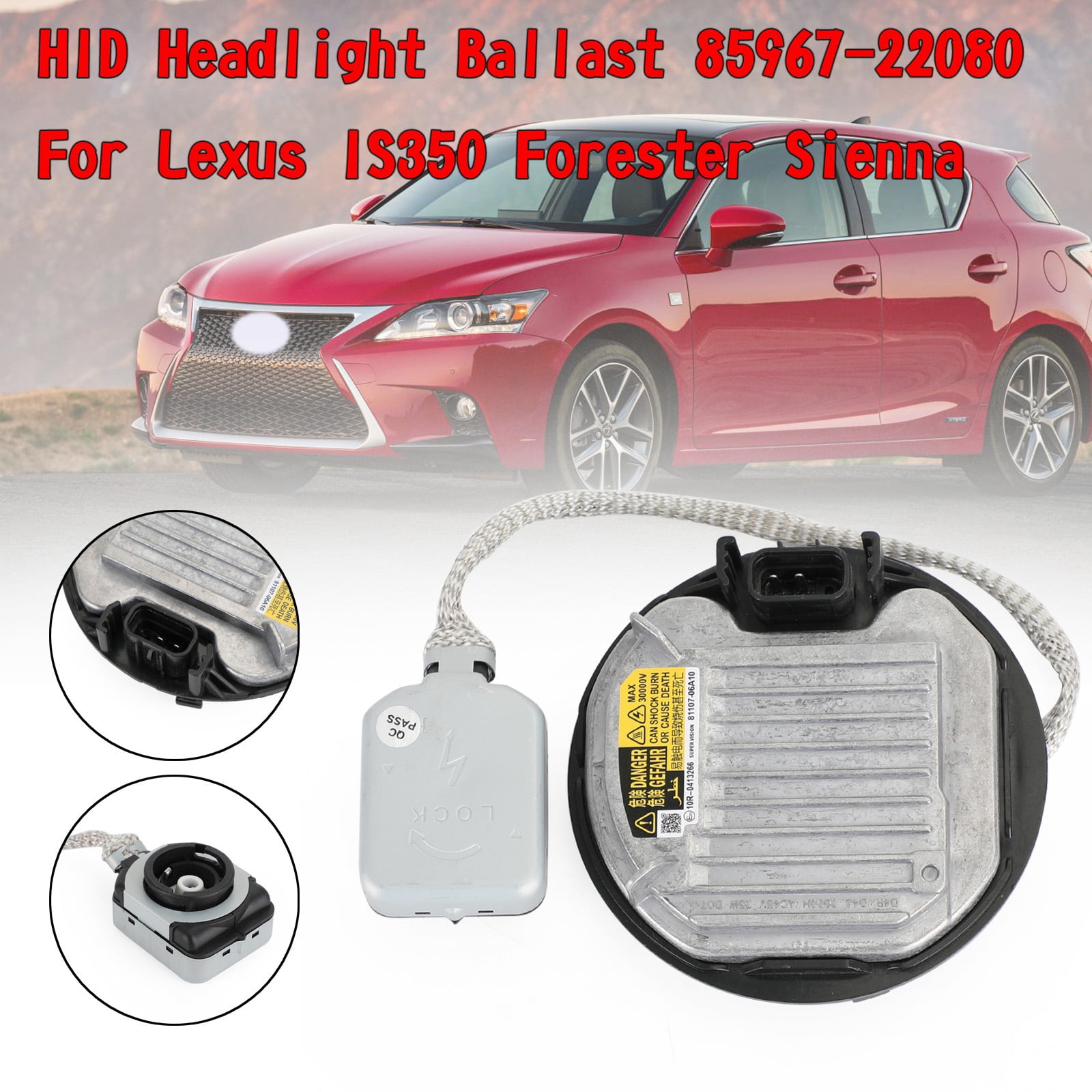 HID Headlight Ballast 85967-22080 For Lexus IS350 Forester Sienna ...