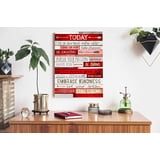 Red Inspirational Quotes Wall-Art - Motivational Posters for Office ...
