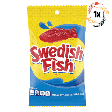 12 PACKS : Swedish Fish Assorted Flavors, 3.5-Ounces - Walmart.com