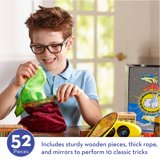 Melissa & Doug Deluxe Solid-Wood Magic Set With 10 Classic Tricks ...