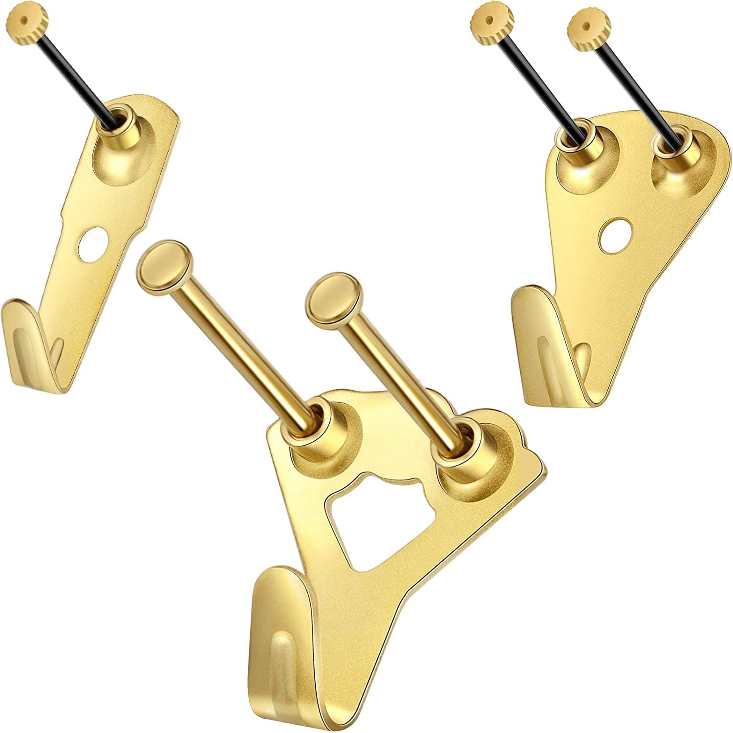 150 Pieces Heavy Picture Hangers Kit, Including 60 Pieces Photo Frame ...