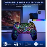 DinoFire Wireless Pro Controller for Nintendo Switch/Lite/OLED with ...