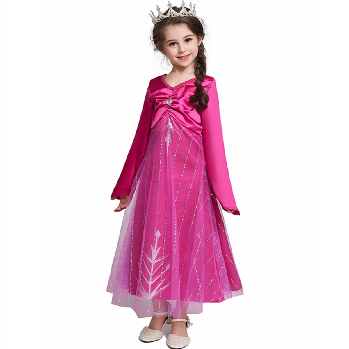Click here for Hawee Girls Elsa Anna Costume Dress Fancy Cosplay... prices
