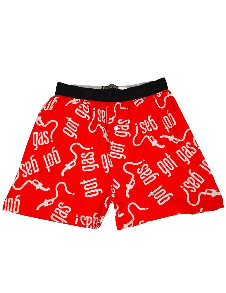 Fun Boxers Mens Got Gas Print Boxers Underwear Adult Male Sleep Shorts ...