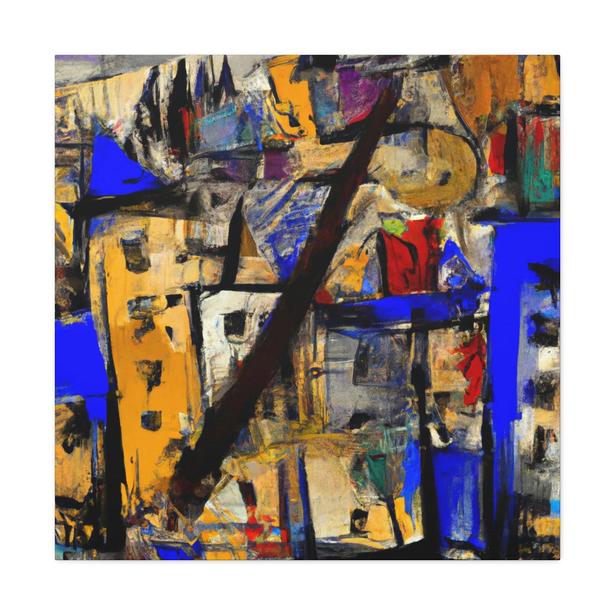 Postmodern Expressionism World - Canvas - Walmart.com