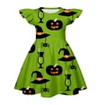 Abcomgle Girls Summer Dresses 10-12 Witchs Hat Pumpkin Graphic ...