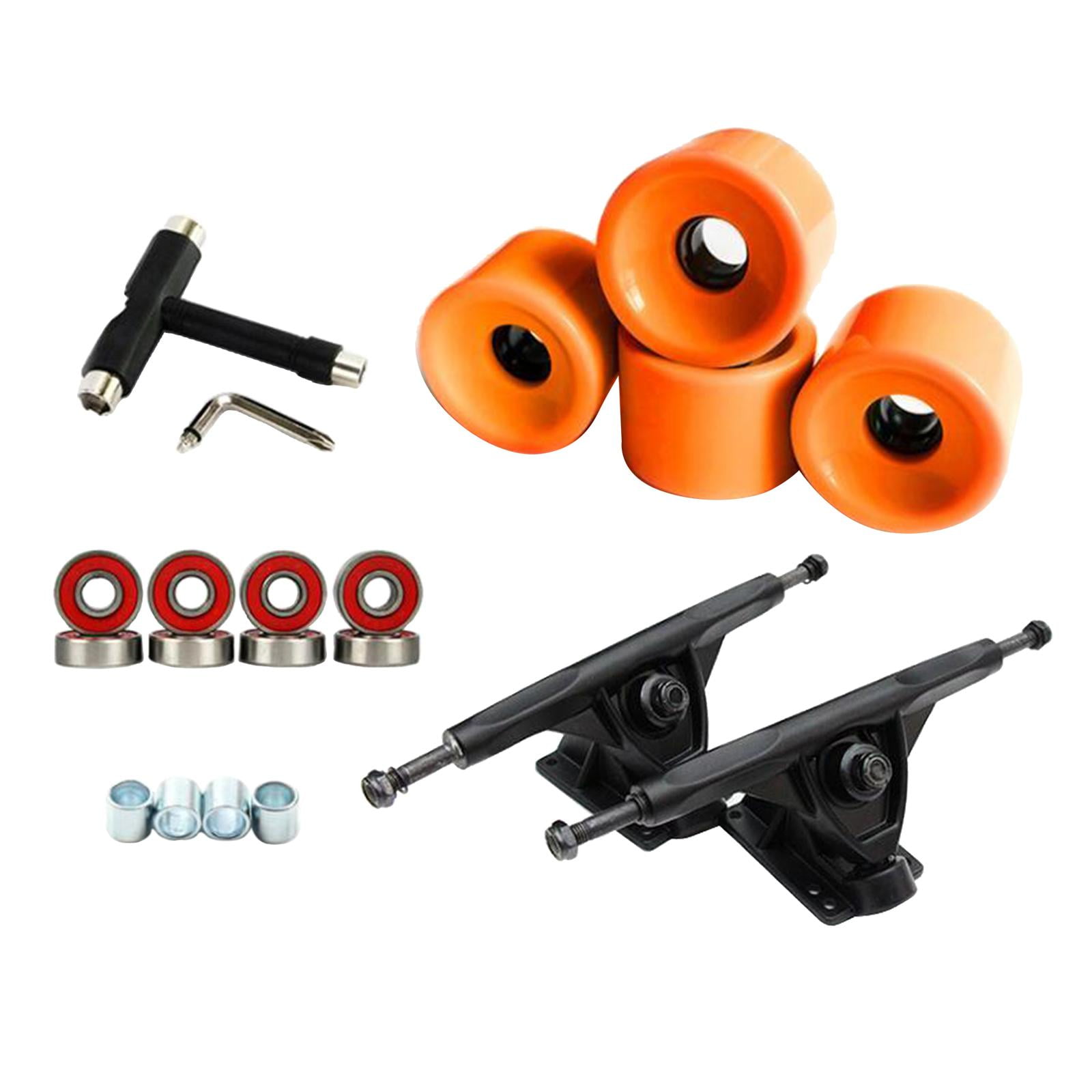 Skateboard Parts , Includes 2x Skateboard Trucks, 4x Skateboard Wheels ...